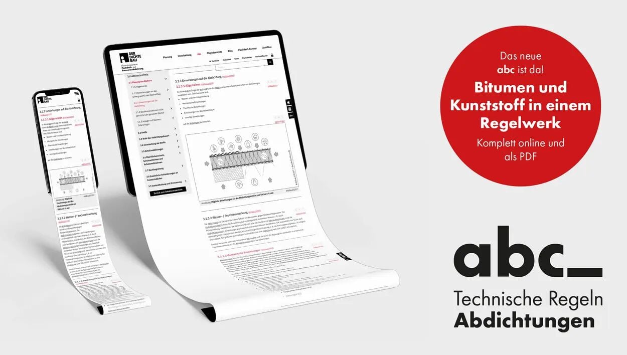 Technische Regeln: abc der Abdichtungsbahnen | Flachdach ...