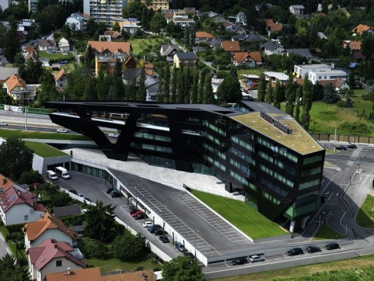 Firmenzentrale MP09 in Graz/A | Flachdach | Büro- und Verwaltung ...