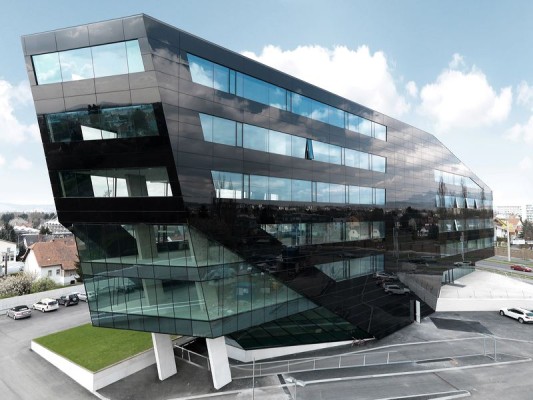 Firmenzentrale MP09 in Graz/A | Flachdach | Büro- und Verwaltung ...