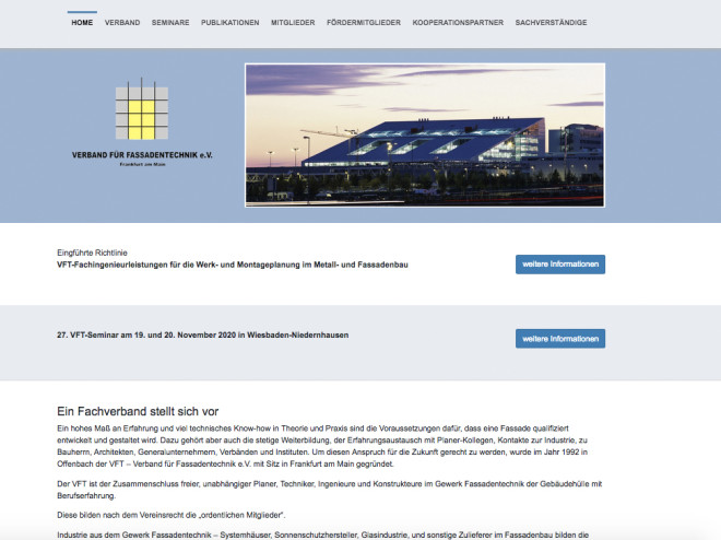 Verband für Fassadentechnik | Fenster und Türen | Beratungsstellen | BauNetz Wissen