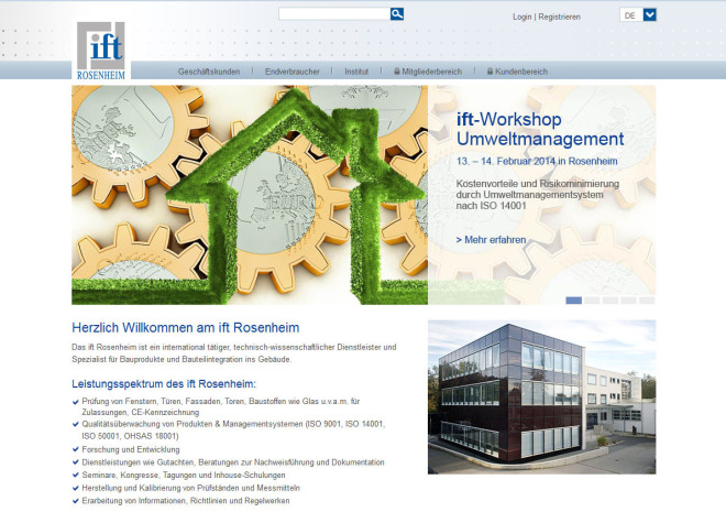 Ift Rosenheim | Glas | Verbände/Beratung | BauNetz Wissen