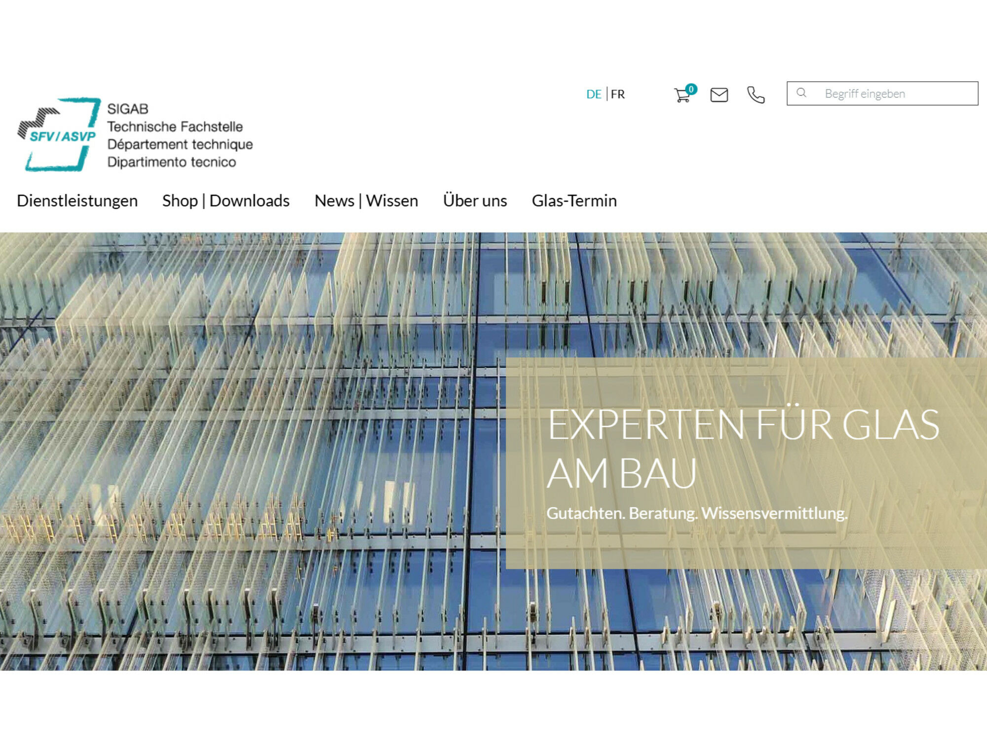 SIGAB Technische Fachstelle für Glas am Bau | Glas | Verbände/Beratung | BauNetz Wissen