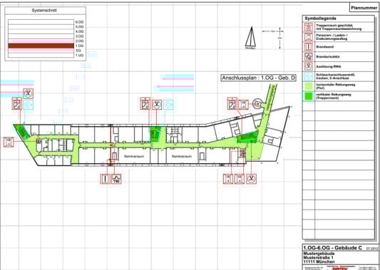 Feuerwehrplan | Brandschutz | Organisatorischer BS | BauNetz Wissen