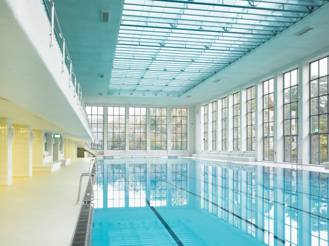 Hallenbad City in Zürich | Glas | Sport/Freizeit | Baunetz_Wissen