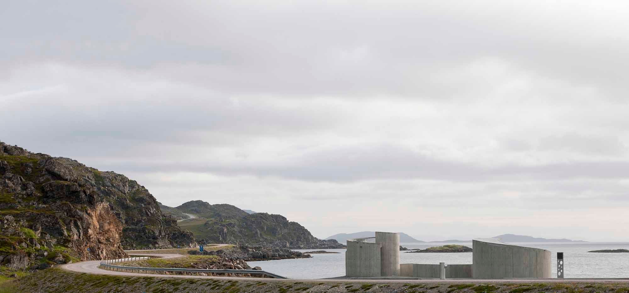 Rastplatz Selvika nahe Havøysund | Beton | Öffentlicher Raum | BauNetz ...