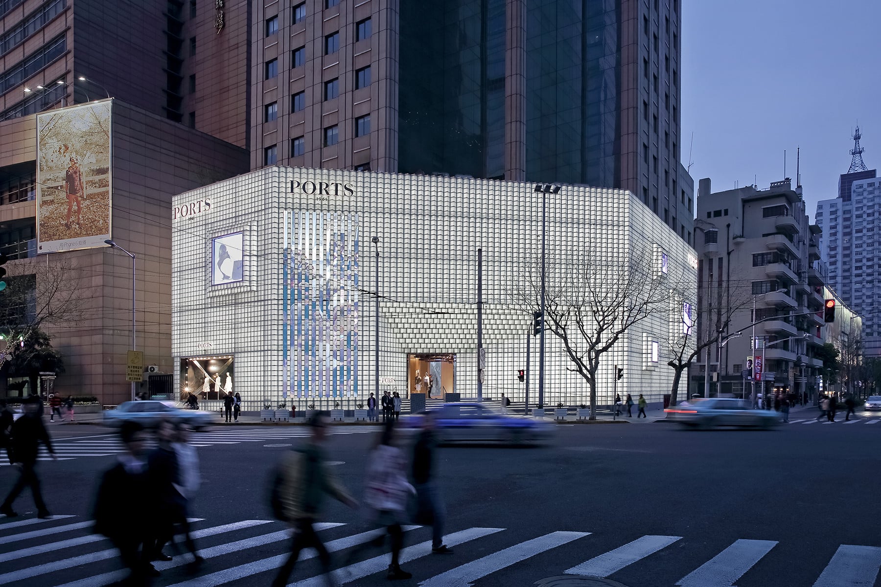 Ports 1961 Flagship-Store in Schanghai | Glas | Gewerbe/Industrie ...