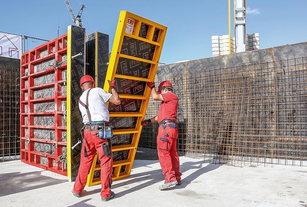 Rahmenschalungen für die Wand | Gerüste und Schalungen | Wand ...