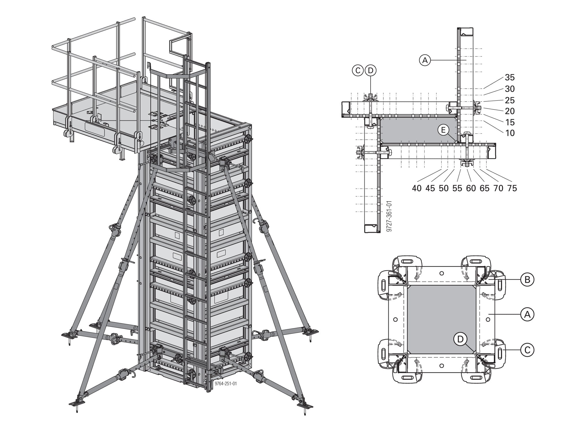 Rahmenschalungen für Stützen | Gerüste und Schalungen | Stützen ...