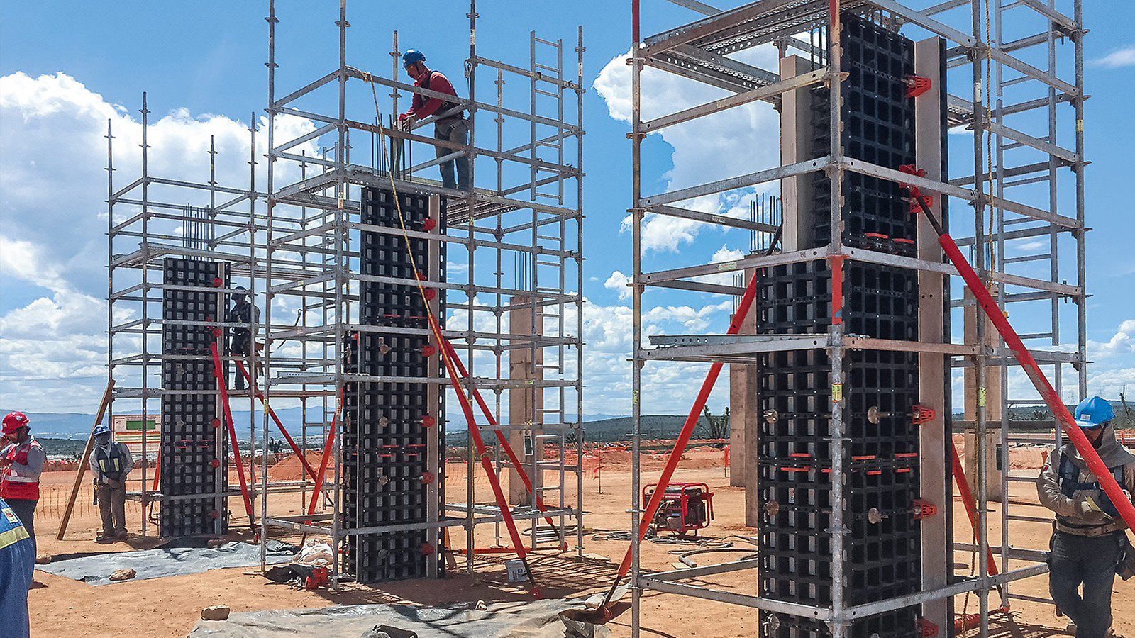 Rahmenschalungen für Stützen | Gerüste und Schalungen | Stützen ...