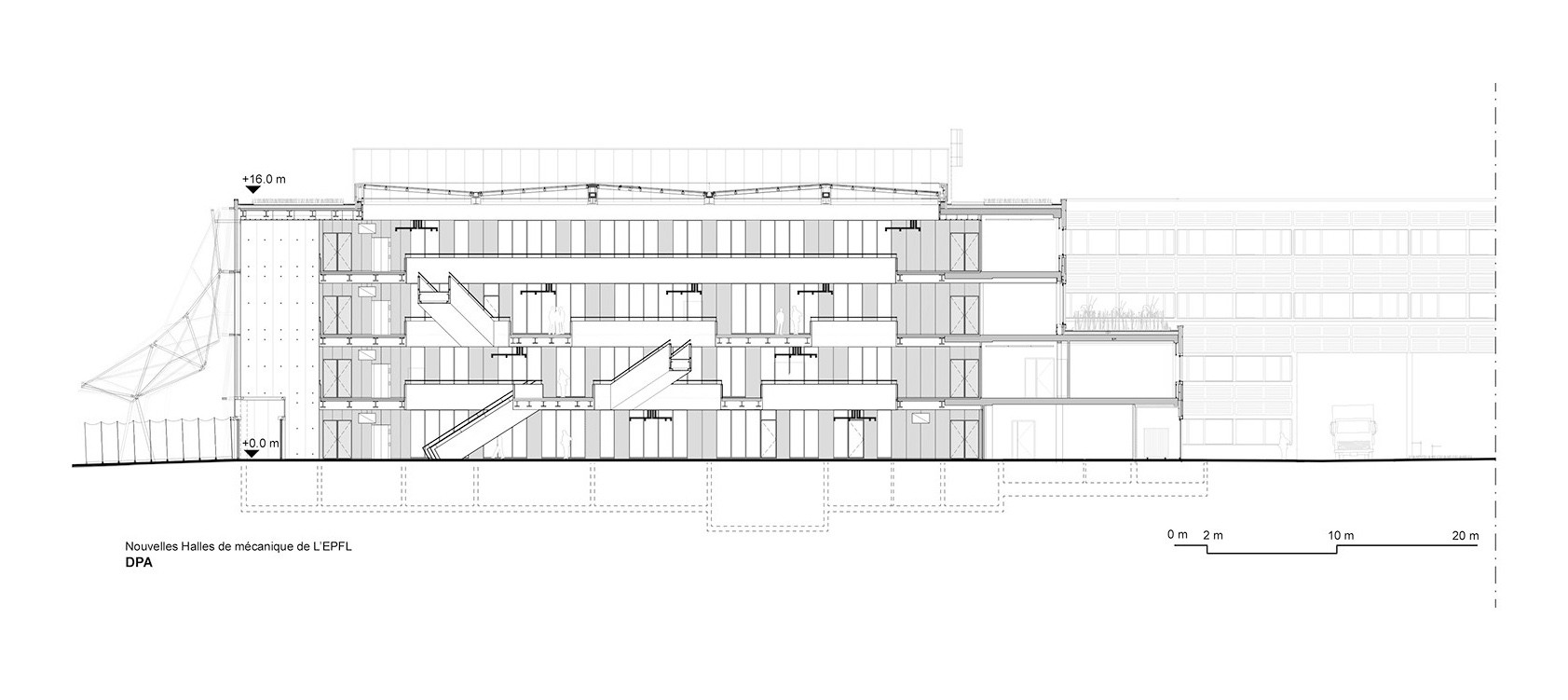 Universitätsgebäude für Maschinenbau in Lausanne | Fassade | Kultur ...