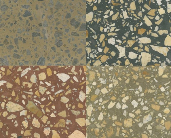 Lehm-Terrazzoboden in verschiedenen Farben | Nachhaltig Bauen ...