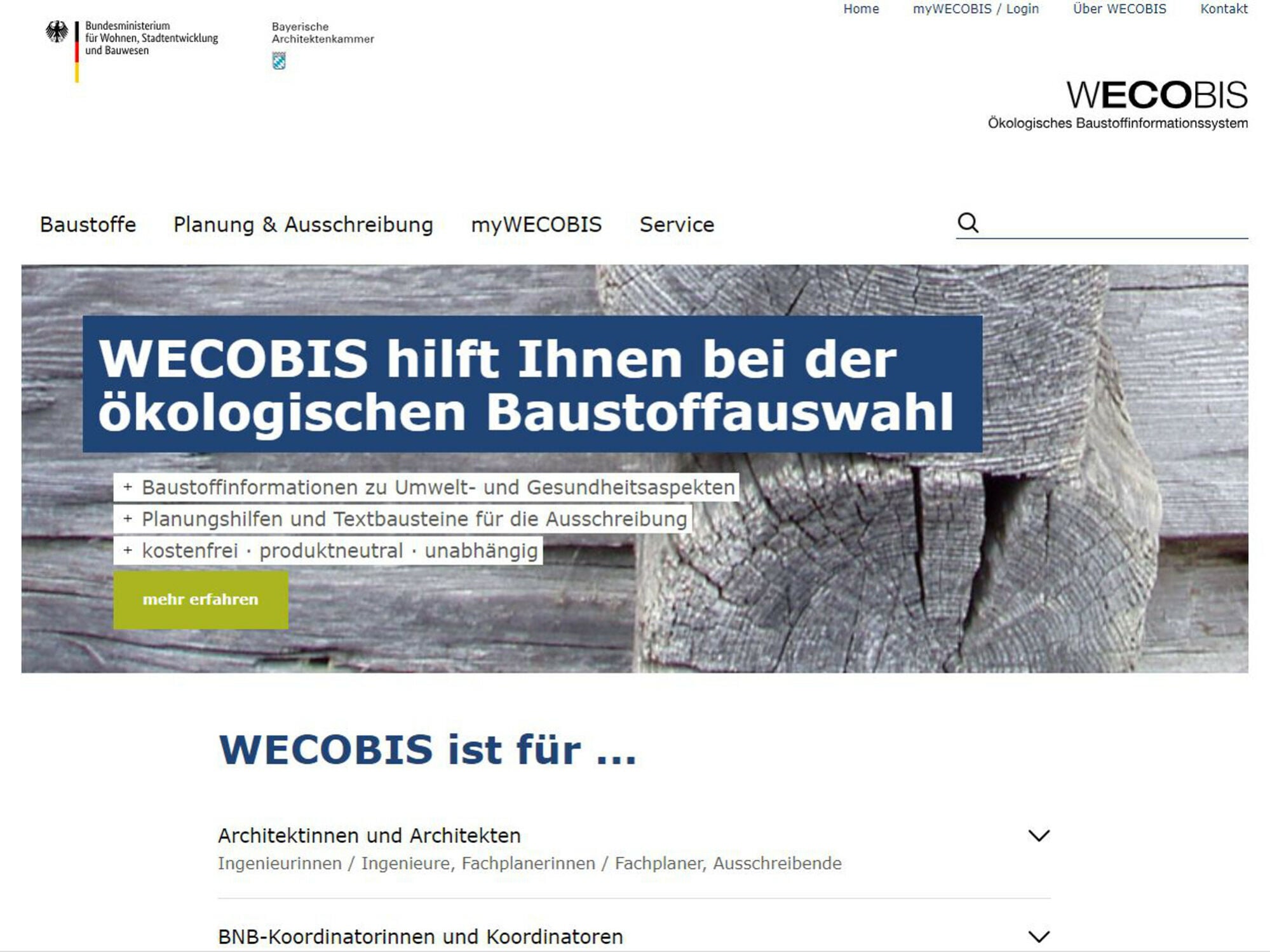 Ökologisches Baustoffinformationssystem | Dämmstoffe | Linkliste ...