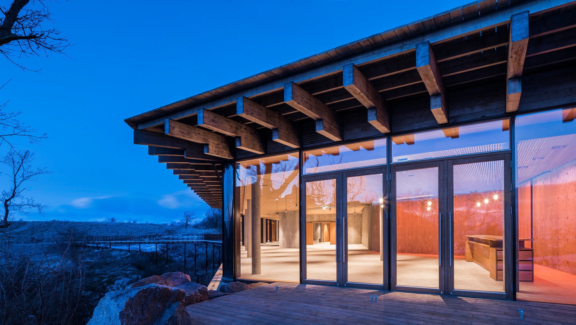 Besucherzentrum der Burgruine Hammershus in Allinge | Beton | Kultur ...