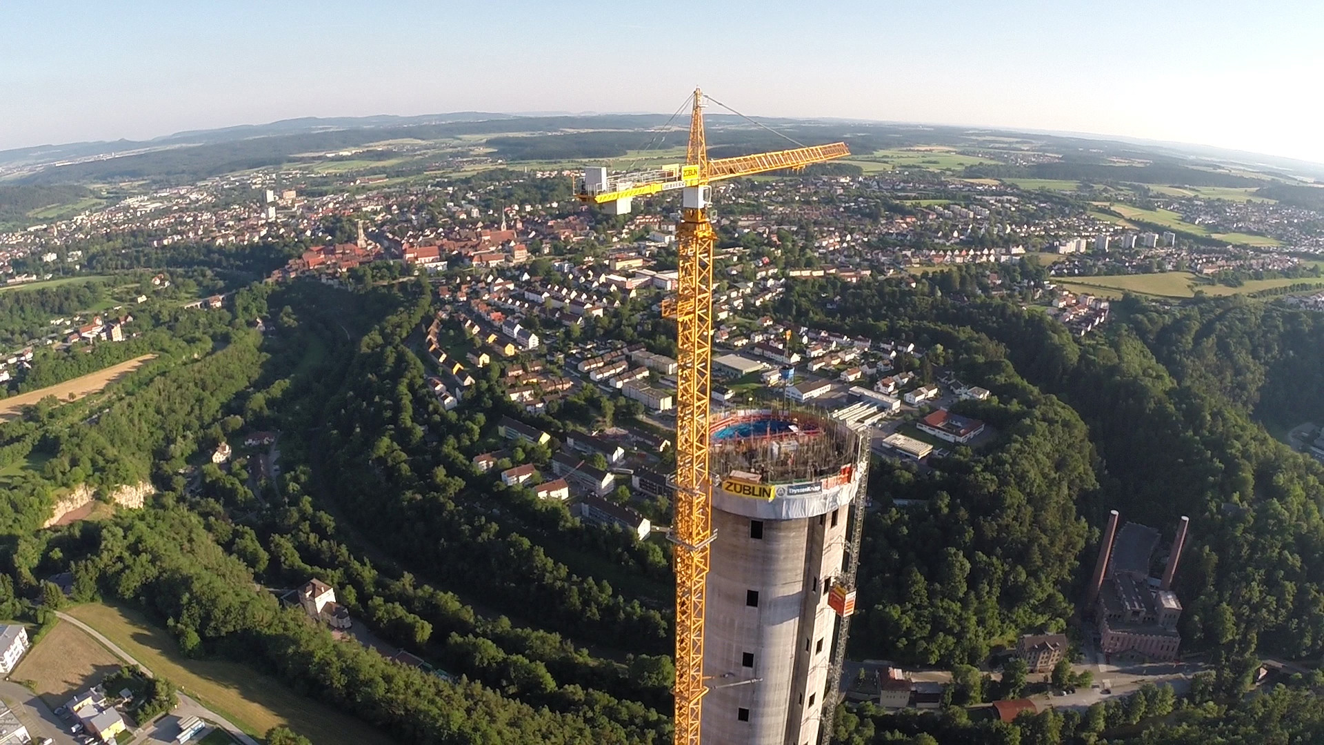 Testturm für Schnellaufzüge in Rottweil | Fassade | Gewerbe/Industrie ...