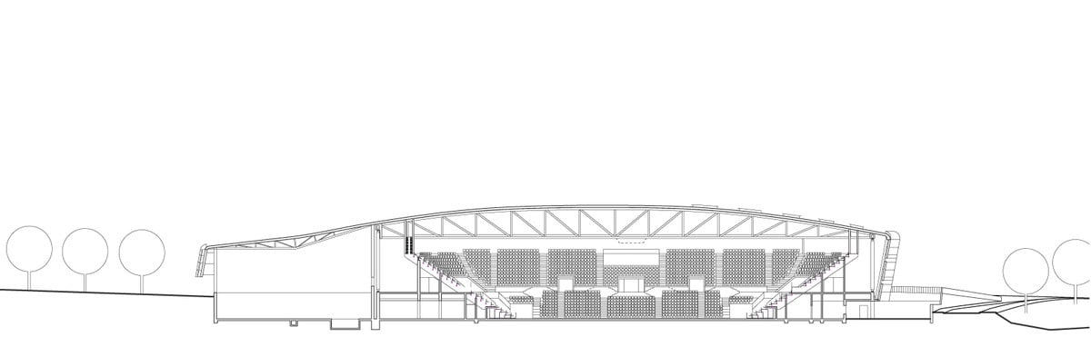 Azur Arena in Antibes | Integrales Planen | Kultur/Bildung | BauNetz Wissen