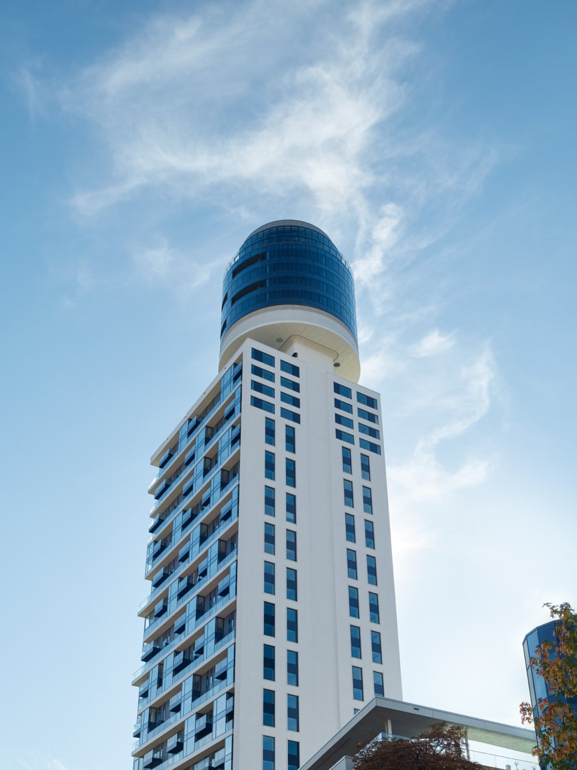 Henninger-Turm in Frankfurt | Glas | Wohnen | Baunetz_Wissen