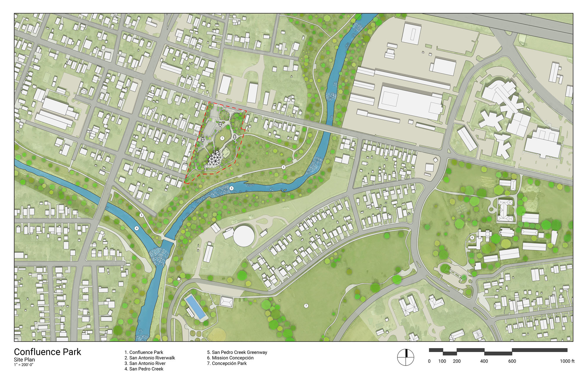 Confluence Park in San Antonio | Gerüste und Schalungen | Sonderbauten ...