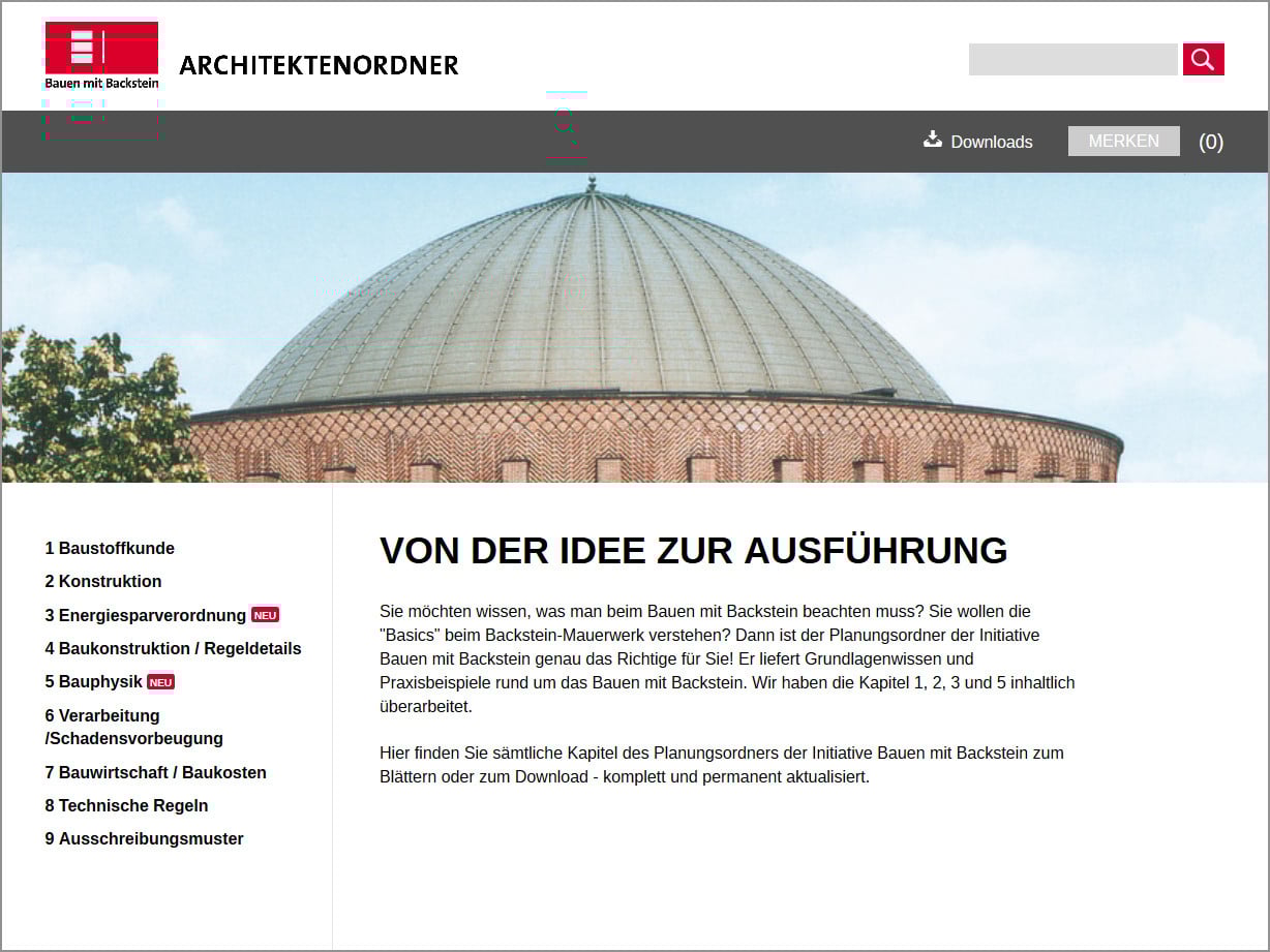 Bauen mit Backstein | Mauerwerk | Planungshilfen | Baunetz_Wissen