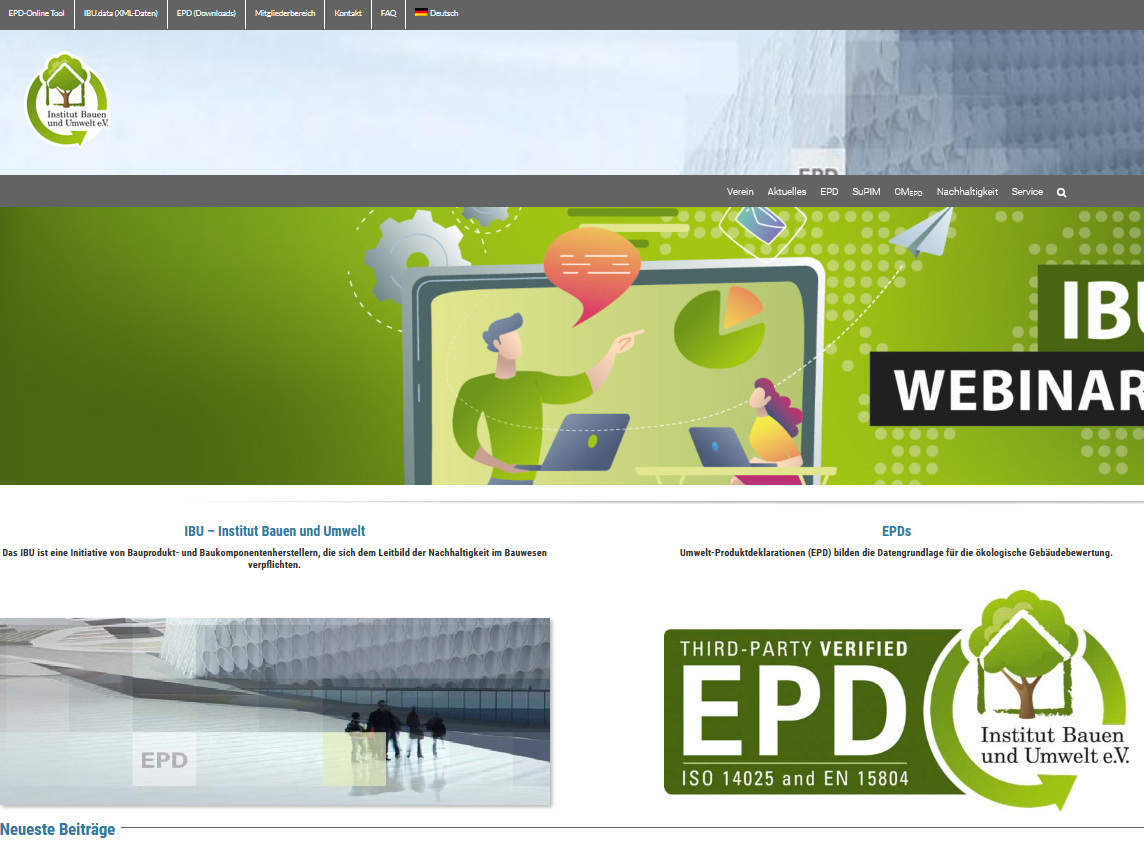 Institut Bauen und Umwelt | Holz | Beratungsstellen | BauNetz Wissen