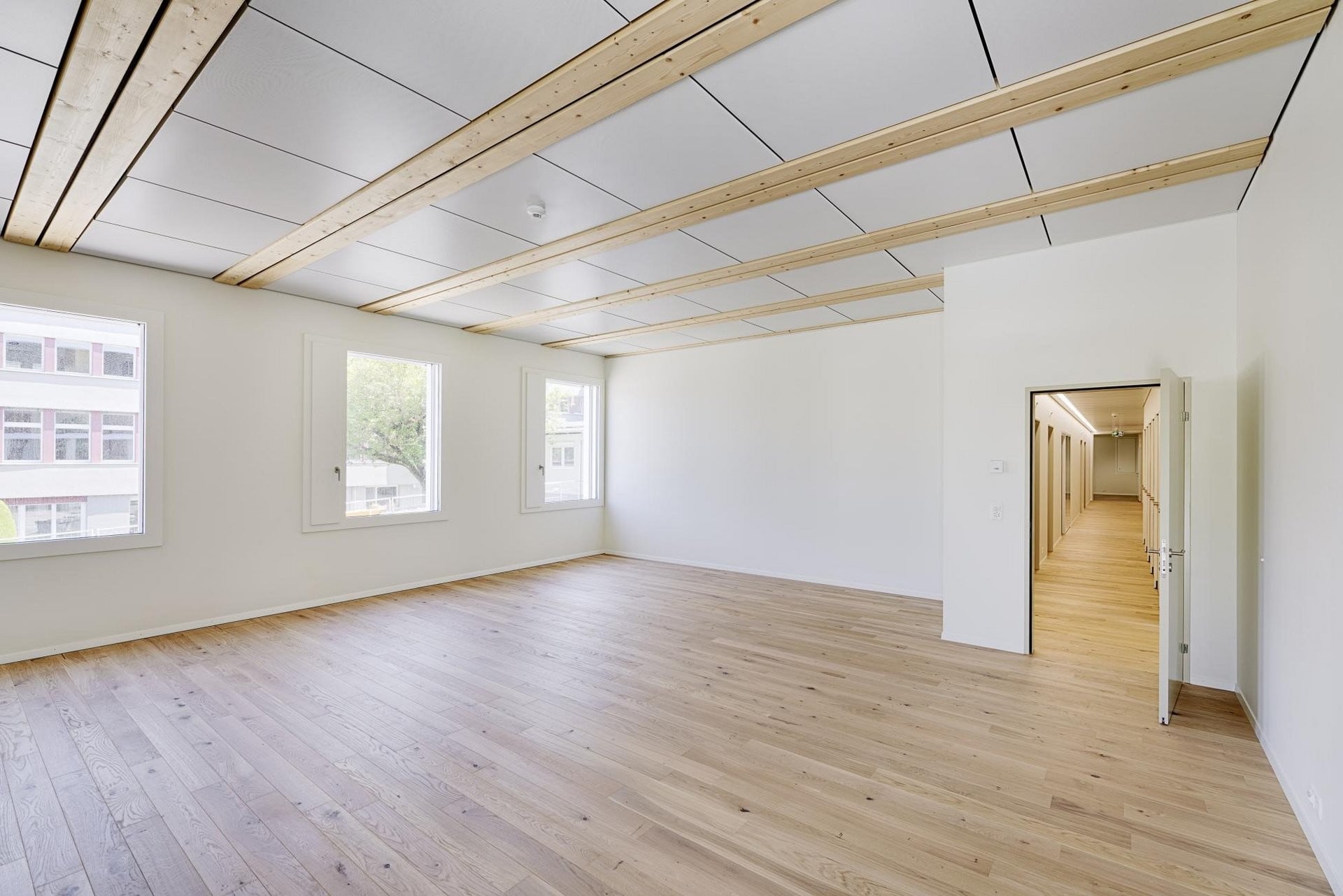 Holz-Beton-Verbunddecke mit Klimatisierung | Holz | News | BauNetz Wissen