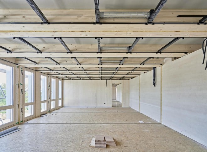 Holz-Beton-Verbunddecke mit Klimatisierung | Holz | News | BauNetz Wissen