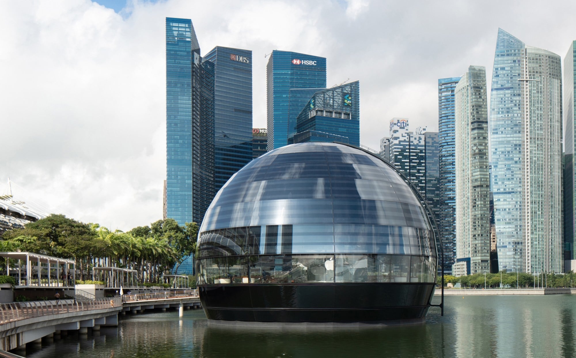 Apple Store in Singapur | Sonnenschutz | Gewerbe / Industrie | BauNetz ...