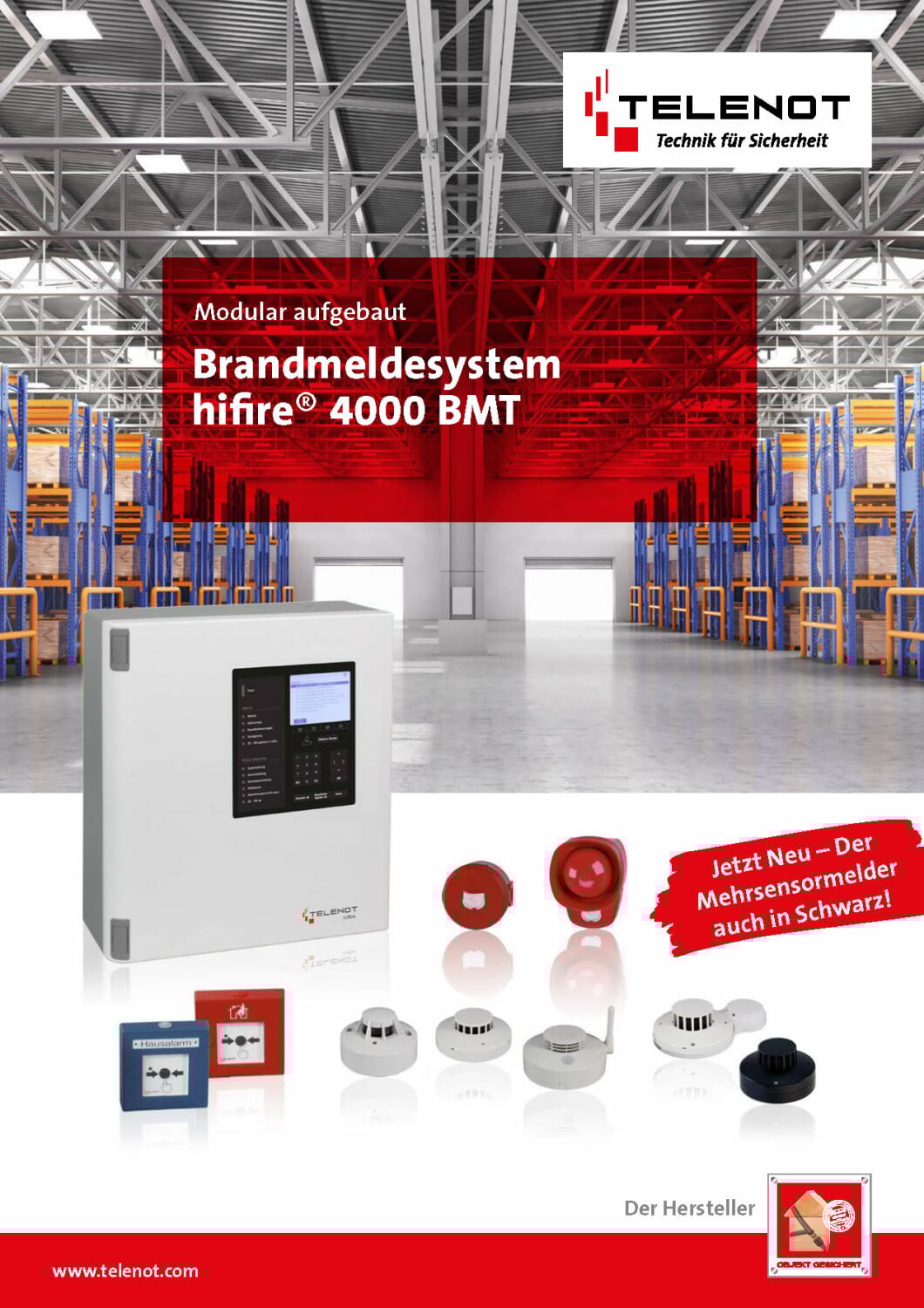 Branddetektion in Mattschwarz | Brandschutz | News/Produkte | Baunetz ...