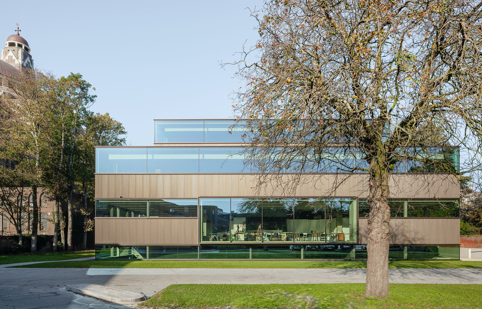 St. Lucas School of Arts in Antwerpen | Flachdach | Bildung | BauNetz ...