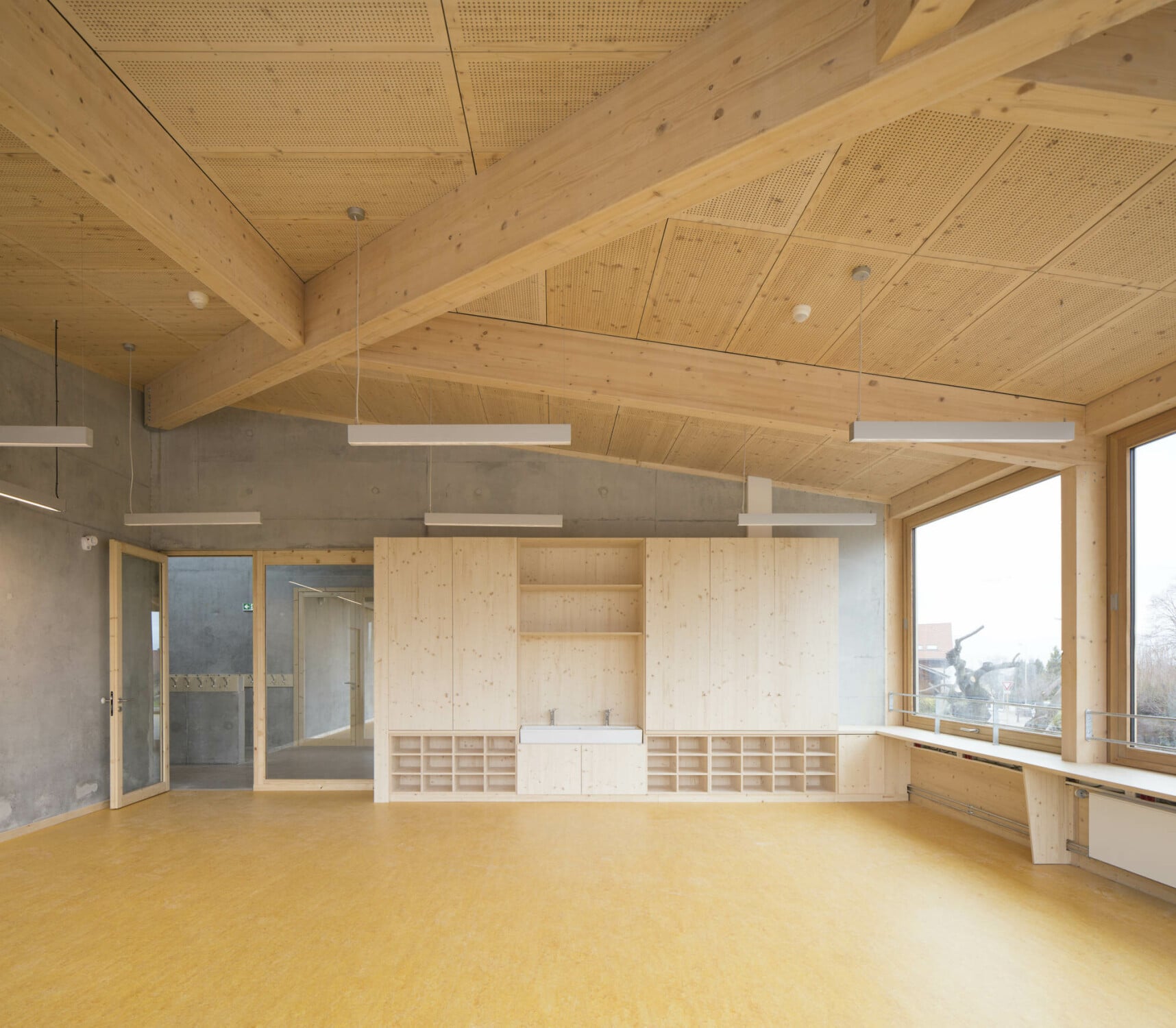 Gemeinde- und Schulbauten in Neuvecelle | Holz | Bauen im Bestand ...