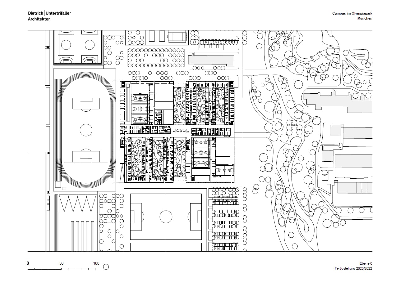 TUM Campus im Olympiapark München | Holz | Kultur/Bildung | BauNetz Wissen