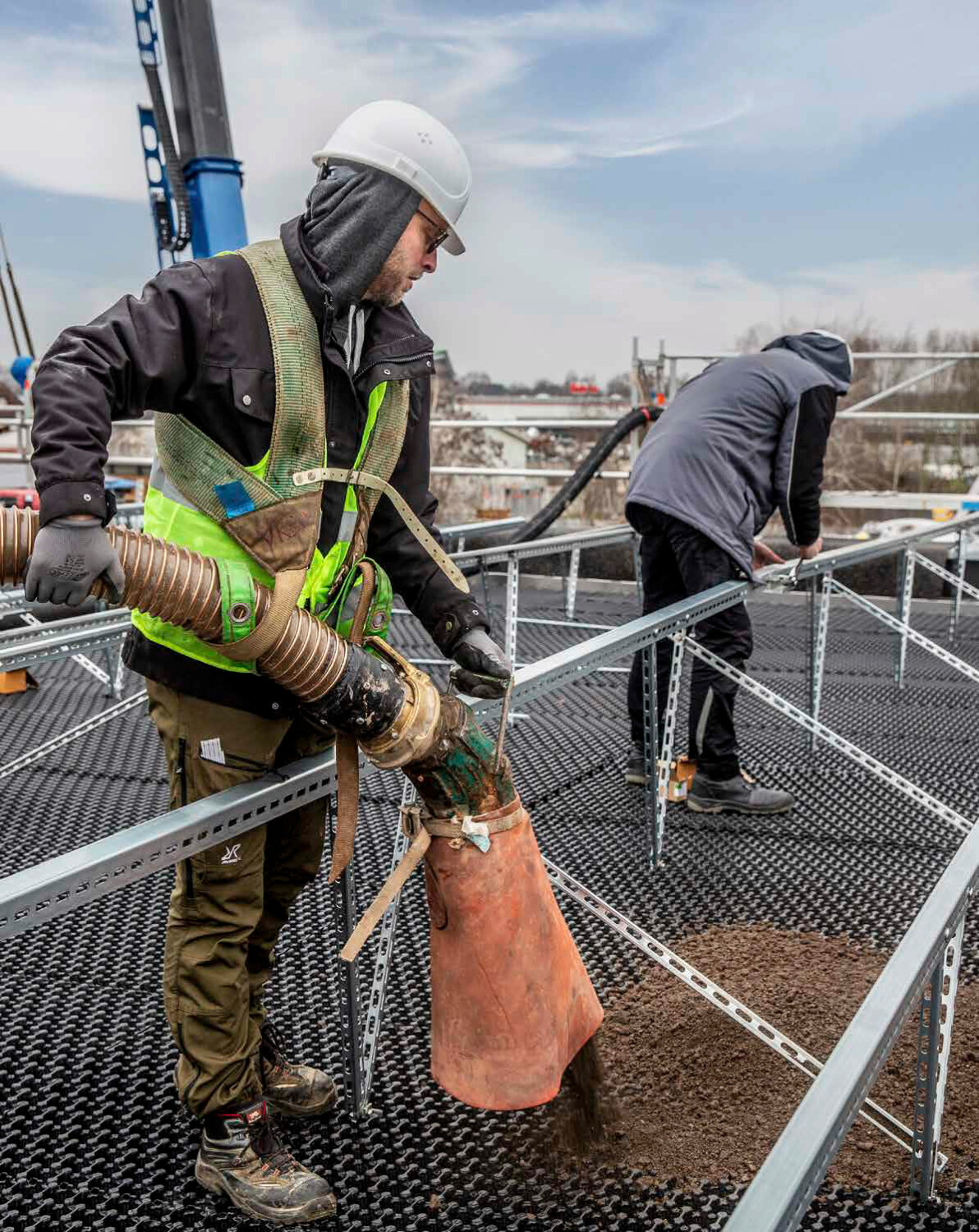 Leichte PV-Unterkonstruktion über einem Gründach | Flachdach | News ...