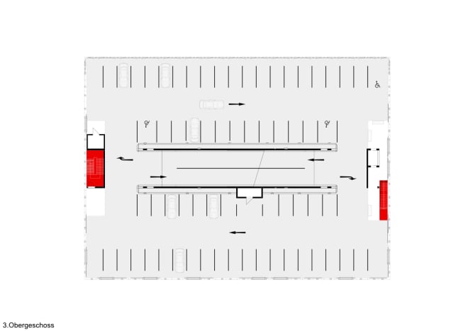 Parkhaus im Neckarpark in Stuttgart | Boden | Außenanlagen/Verkehr ...