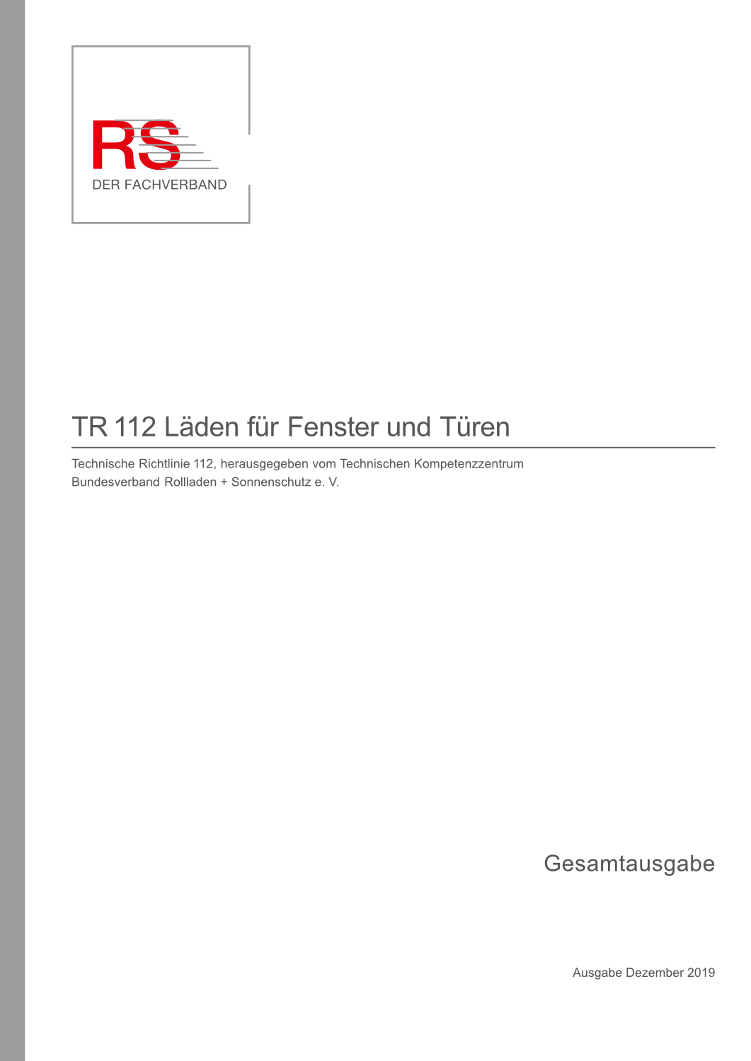 Technische Richtlinien: Läden für Fenster und Türen | Sonnenschutz ...