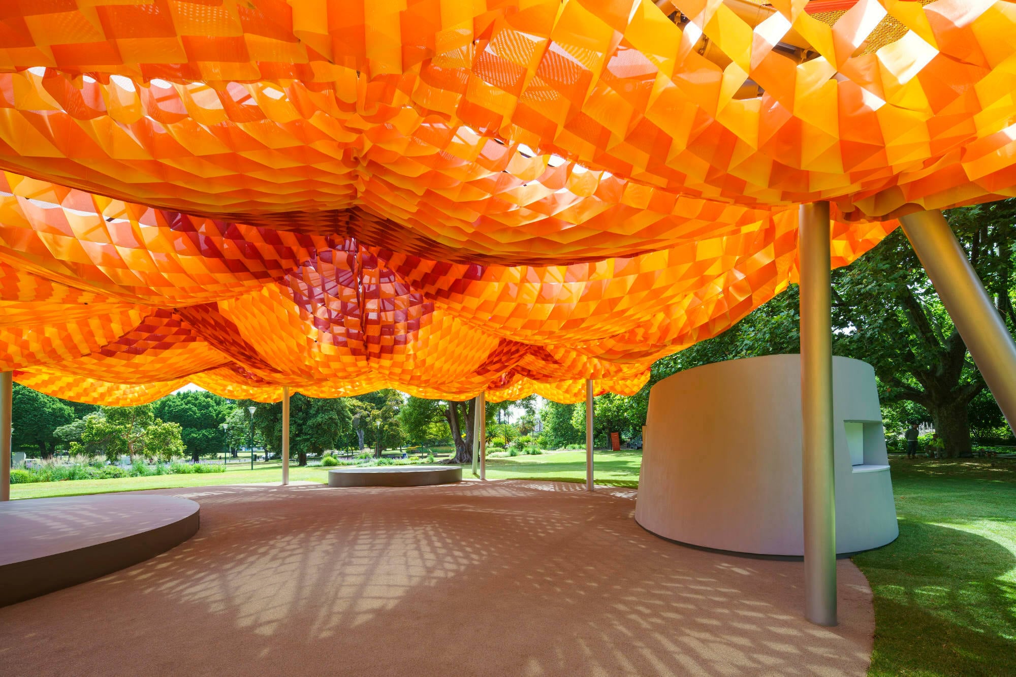 MPavilion in Melbourne | Sonnenschutz | Sonderbauten | BauNetz Wissen