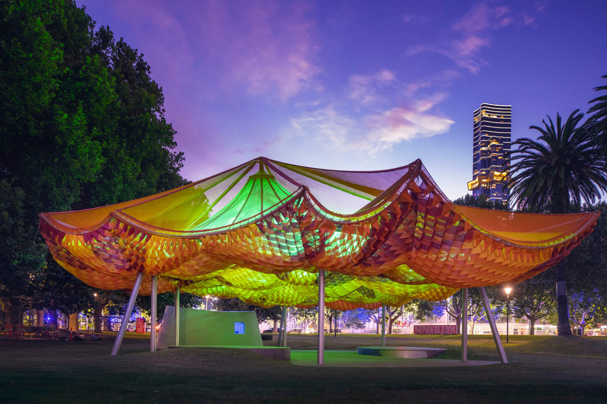 MPavilion in Melbourne | Sonnenschutz | Sonderbauten | BauNetz Wissen