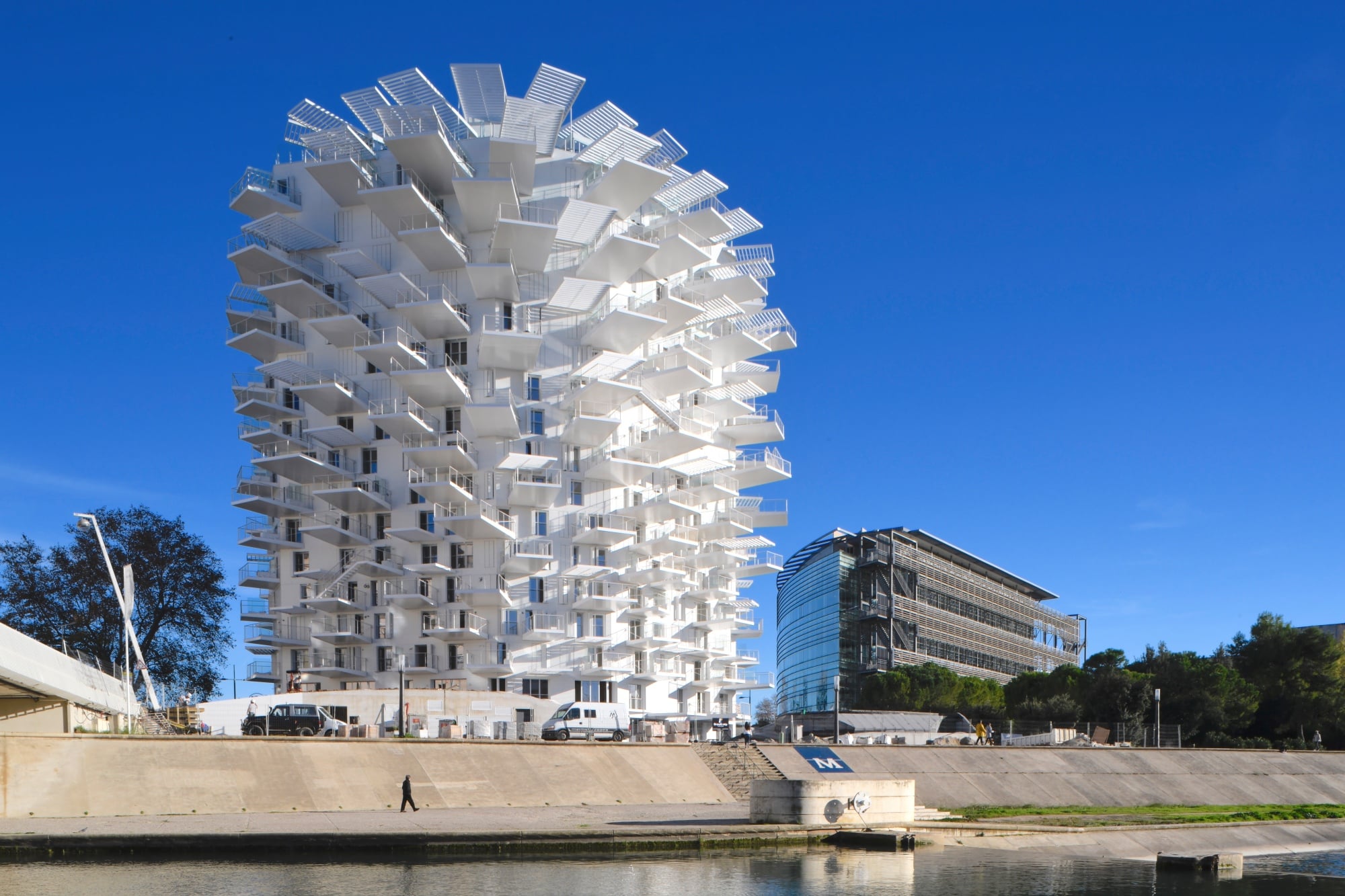 L‘Arbre Blanc in Montpellier | Fassade | Wohnen | BauNetz Wissen