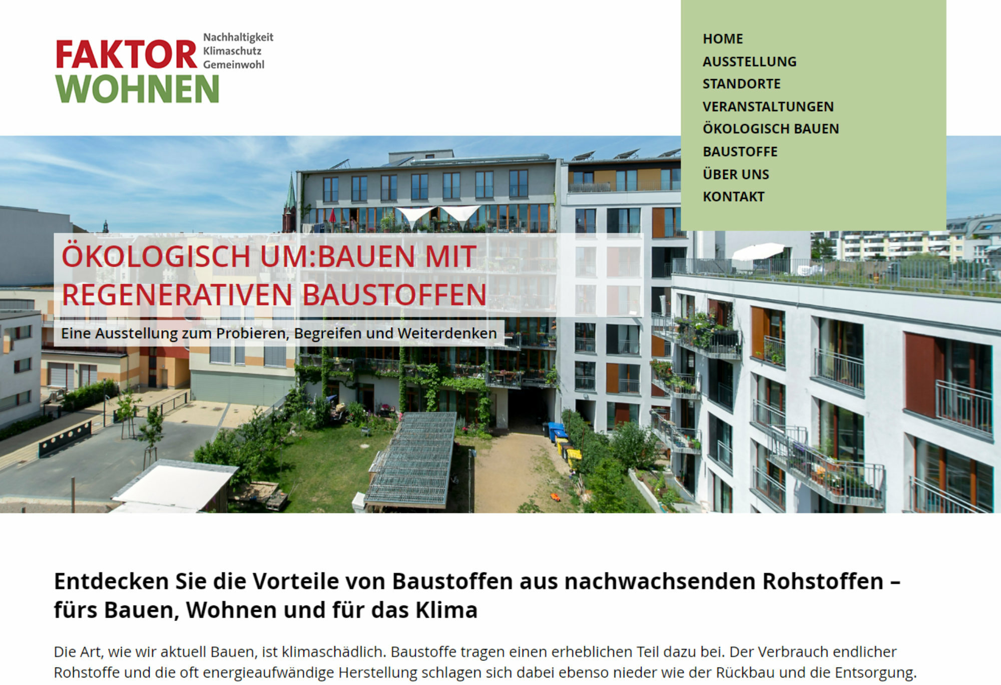 Faktor Wohnen | Dämmstoffe | Linkliste | BauNetz Wissen
