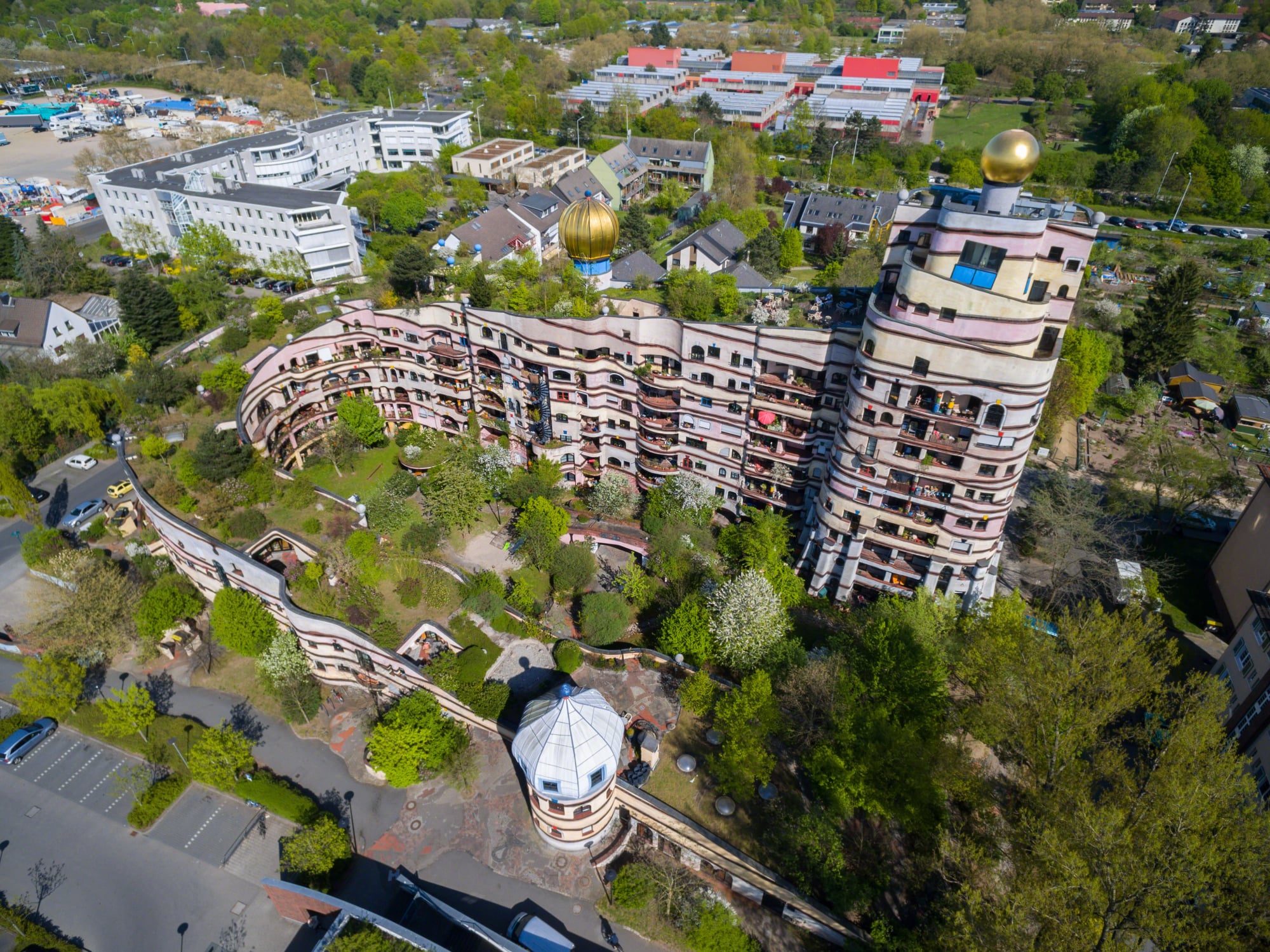 Die Waldspirale von Darmstadt | Stadt- und Dachbegrünung | Wohnen ...