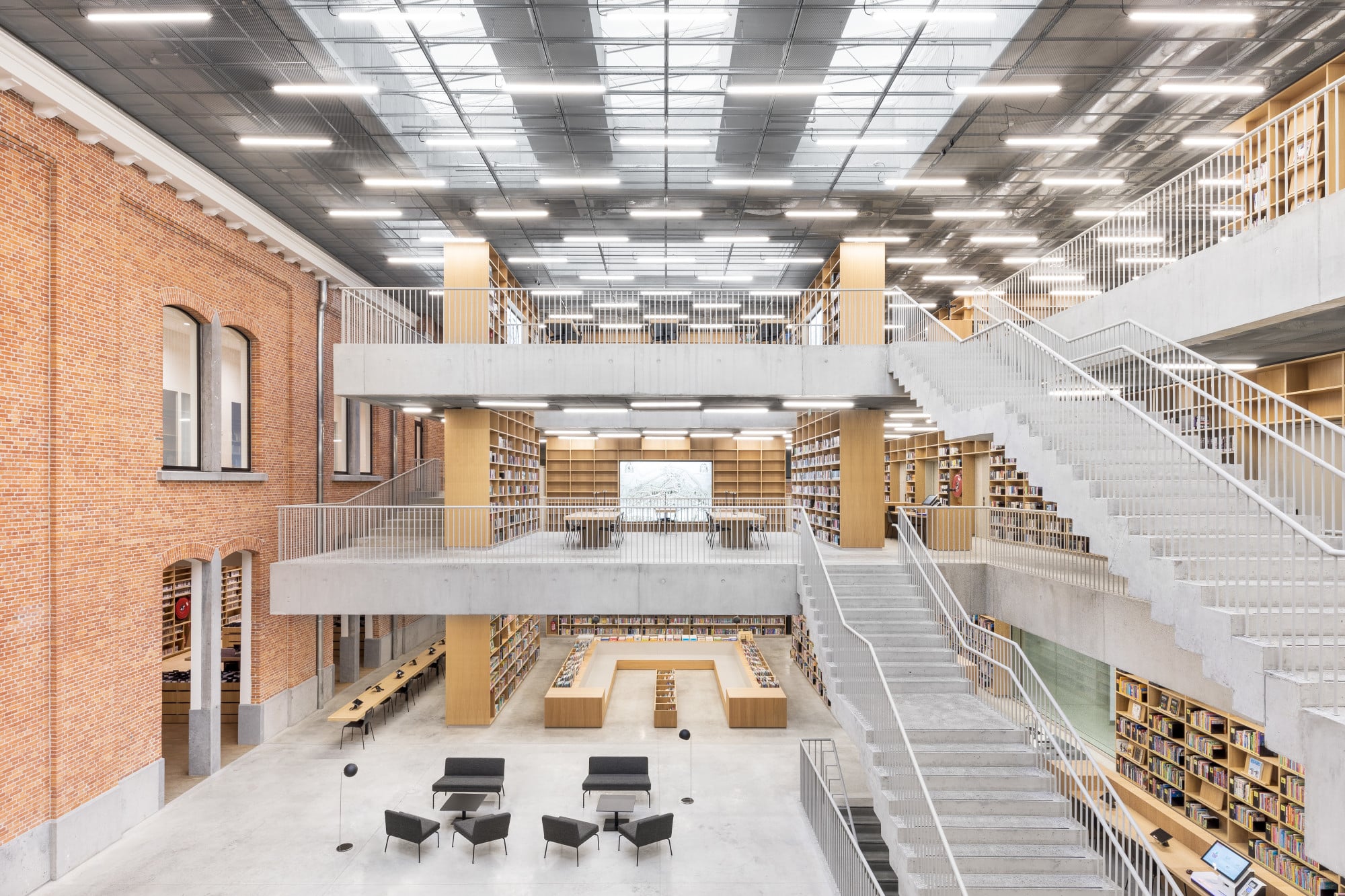 Bibliothek und Akademie Utopia in Aalst | Nachhaltig Bauen | Bildung ...