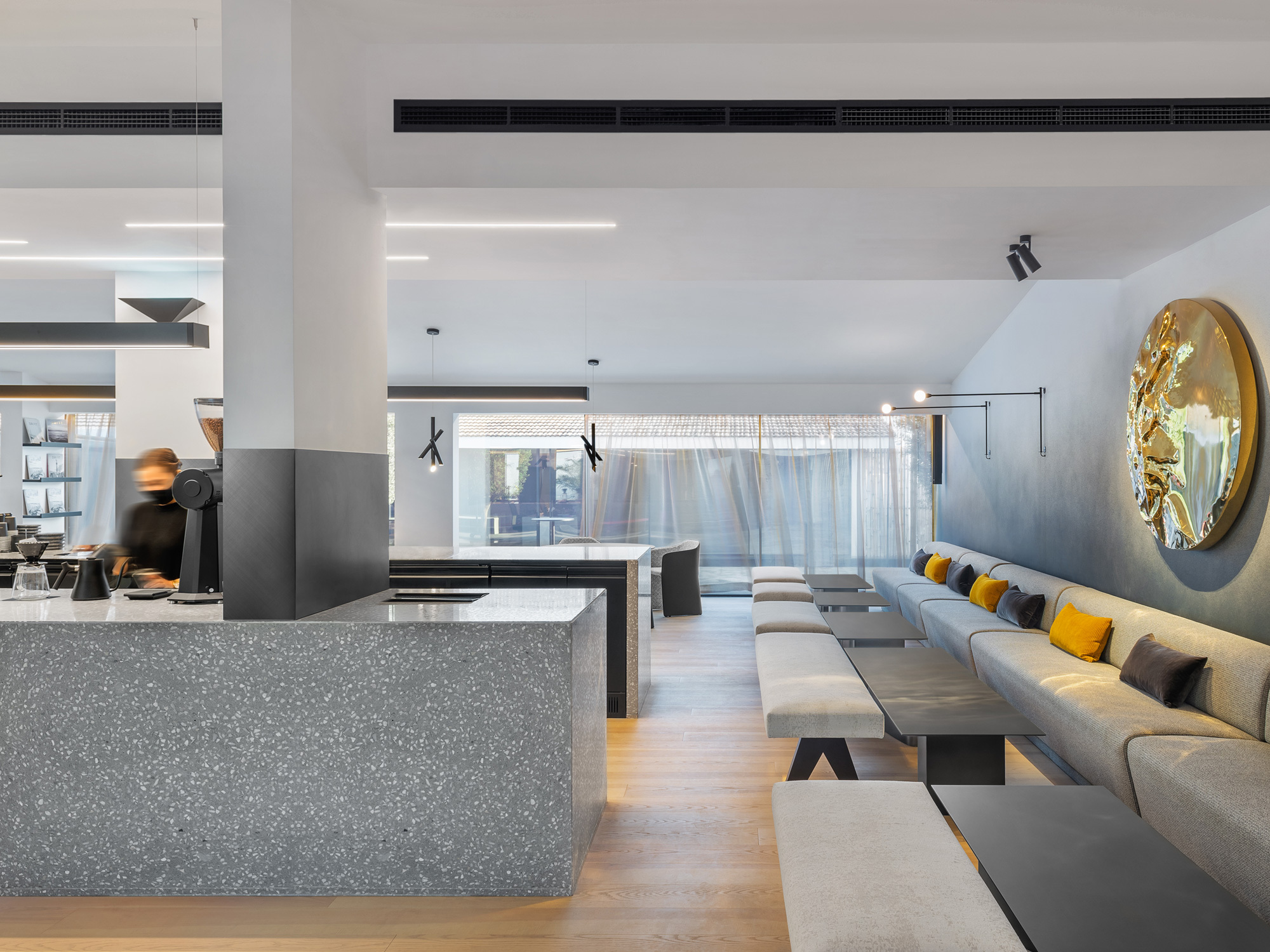 Restaurant The Grey in Dubai | Boden | Hotel/Gastronomie | BauNetz Wissen