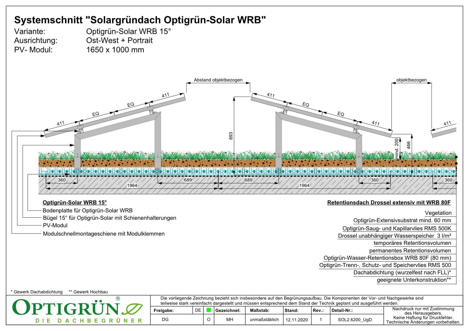 Aufbau und Montage von Solargründächern | Stadt- und Dachbegrünung | _Solargründach | BauNetz Wissen