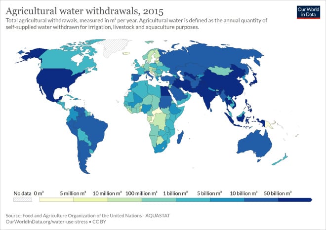 Wasserverbrauch und Wasserbedarf weltweit | Wasserkreislauf ...