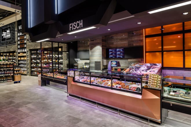 Supermarkt in Essen | Fliesen und Platten | Büro/Gewerbe | BauNetz Wissen