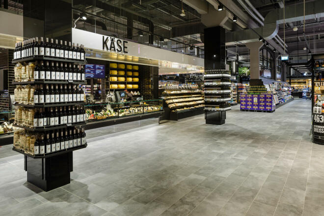Supermarkt in Essen | Fliesen und Platten | Büro/Gewerbe | BauNetz Wissen