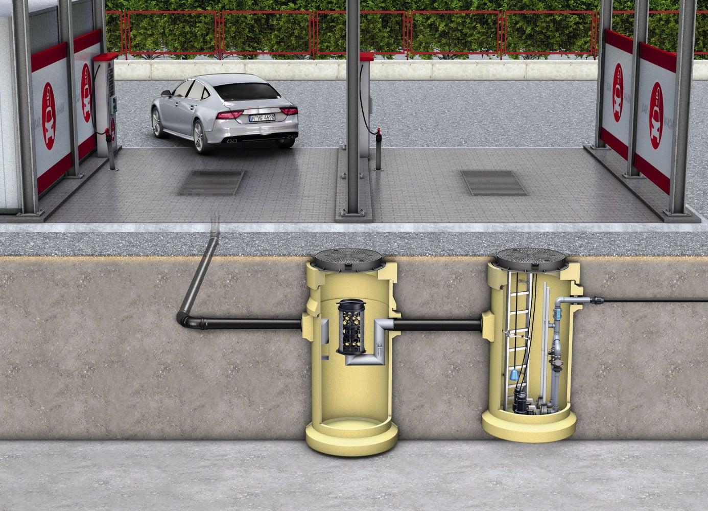 Abscheider | Wasserkreislauf | Abwasser | BauNetz Wissen