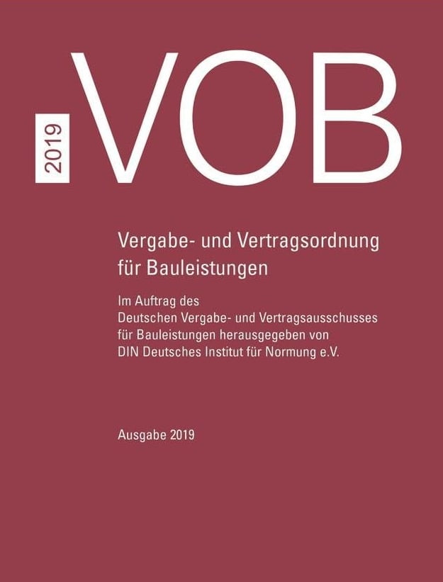 VOB – Vergabe- und Vertragsordnung für Bauleistungen | Controlling und Management | Kosten und ...