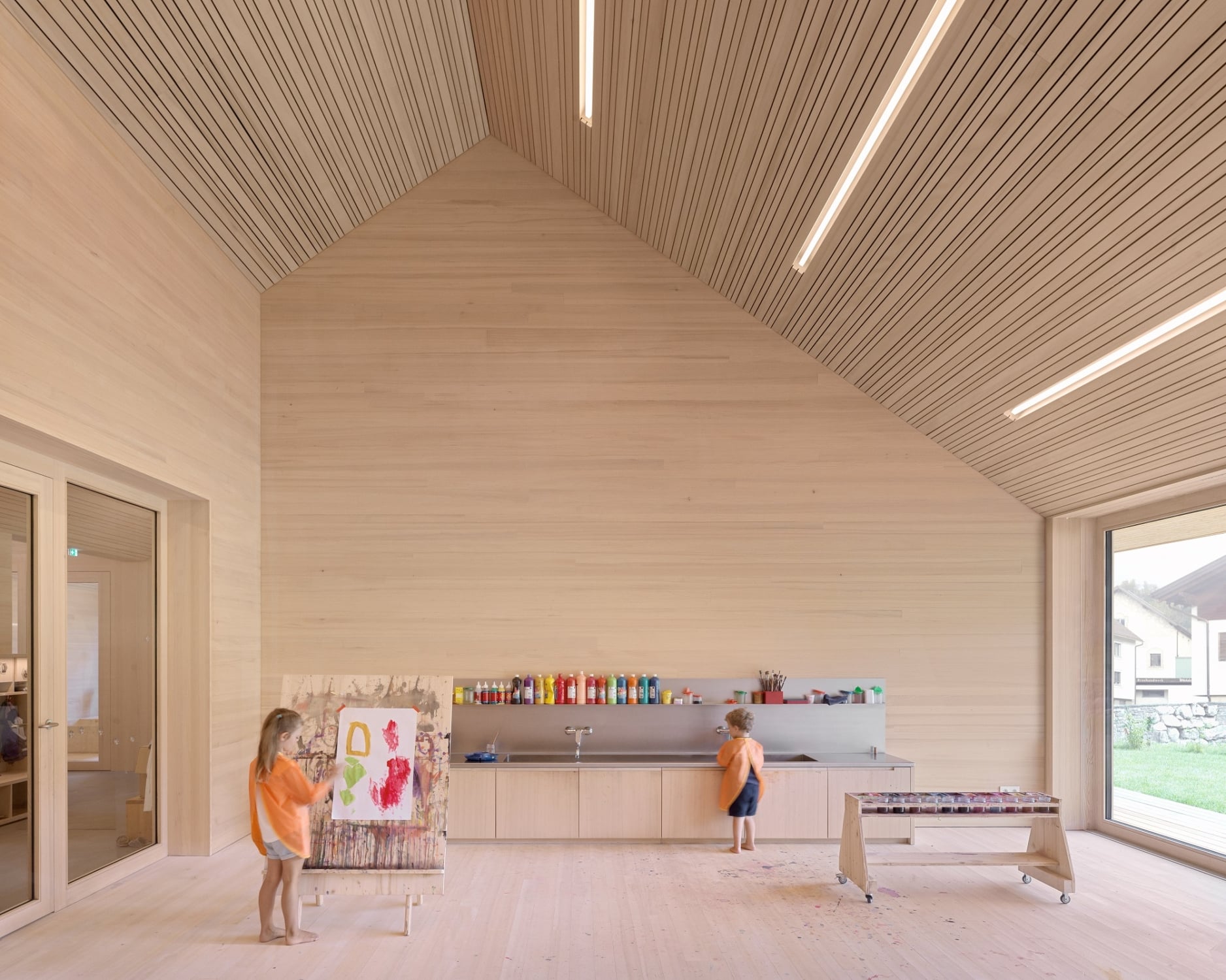 Kindergarten in Egg | Holz | Kultur/Bildung | BauNetz Wissen
