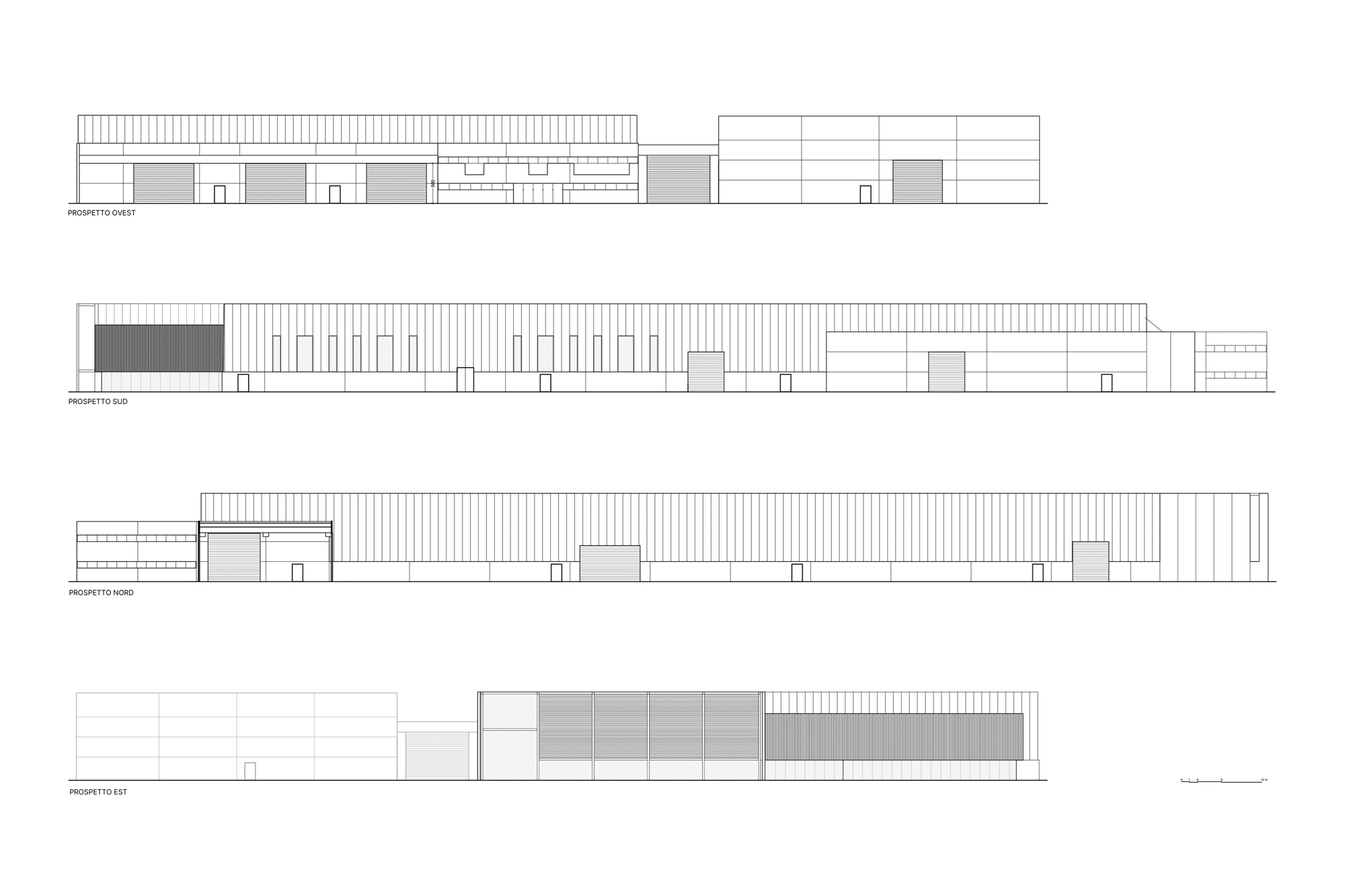 Fabrikhalle der E80-Gruppe in Carpineti | Fenster und Türen | Industrie ...