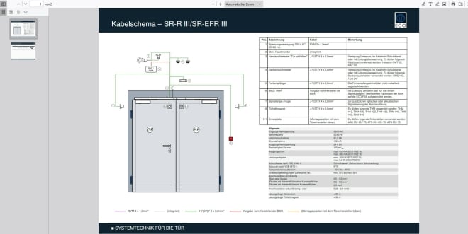 Interaktive Kabelpläne | Beschläge | Planungshilfen | BauNetz Wissen