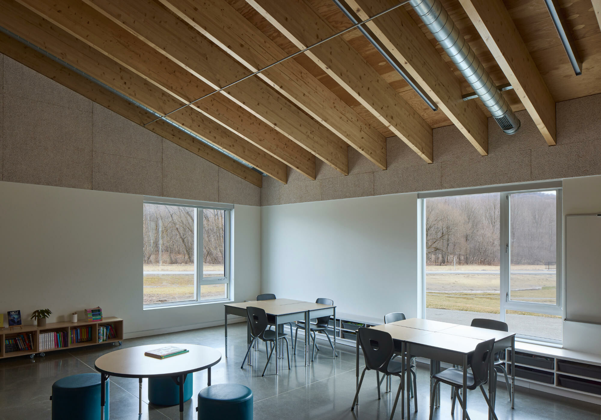 École du Zénith in Shefford | Treppen | Kultur/Bildung | BauNetz Wissen